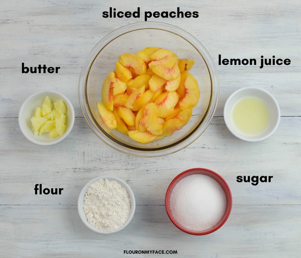 Rustic Peach Pie (Peach Galette) - Flour On My Face