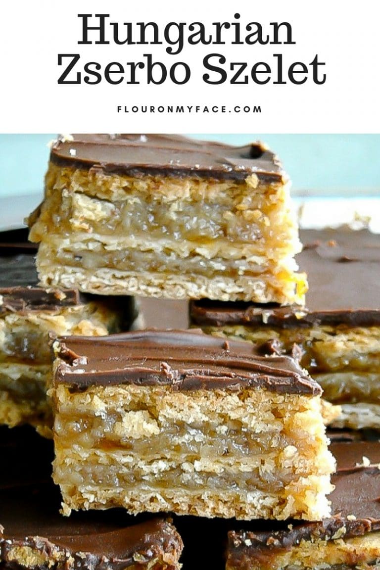 Zserbo Szelet Recipe A Hungarian Dessert - Flour On My Face