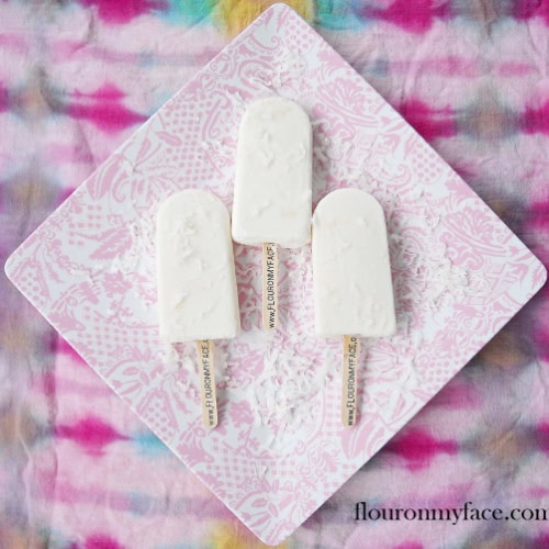 Homemade Tropical Ice Pops - Flour On My Face