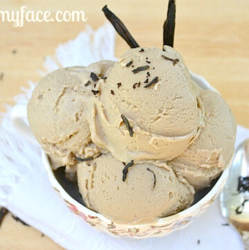 Vanilla Bean Chai Tea Gelato - Flour On My Face