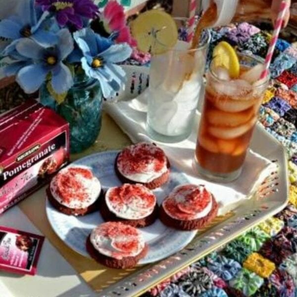 Sweet Cherry Iced Tea - Flour On My Face