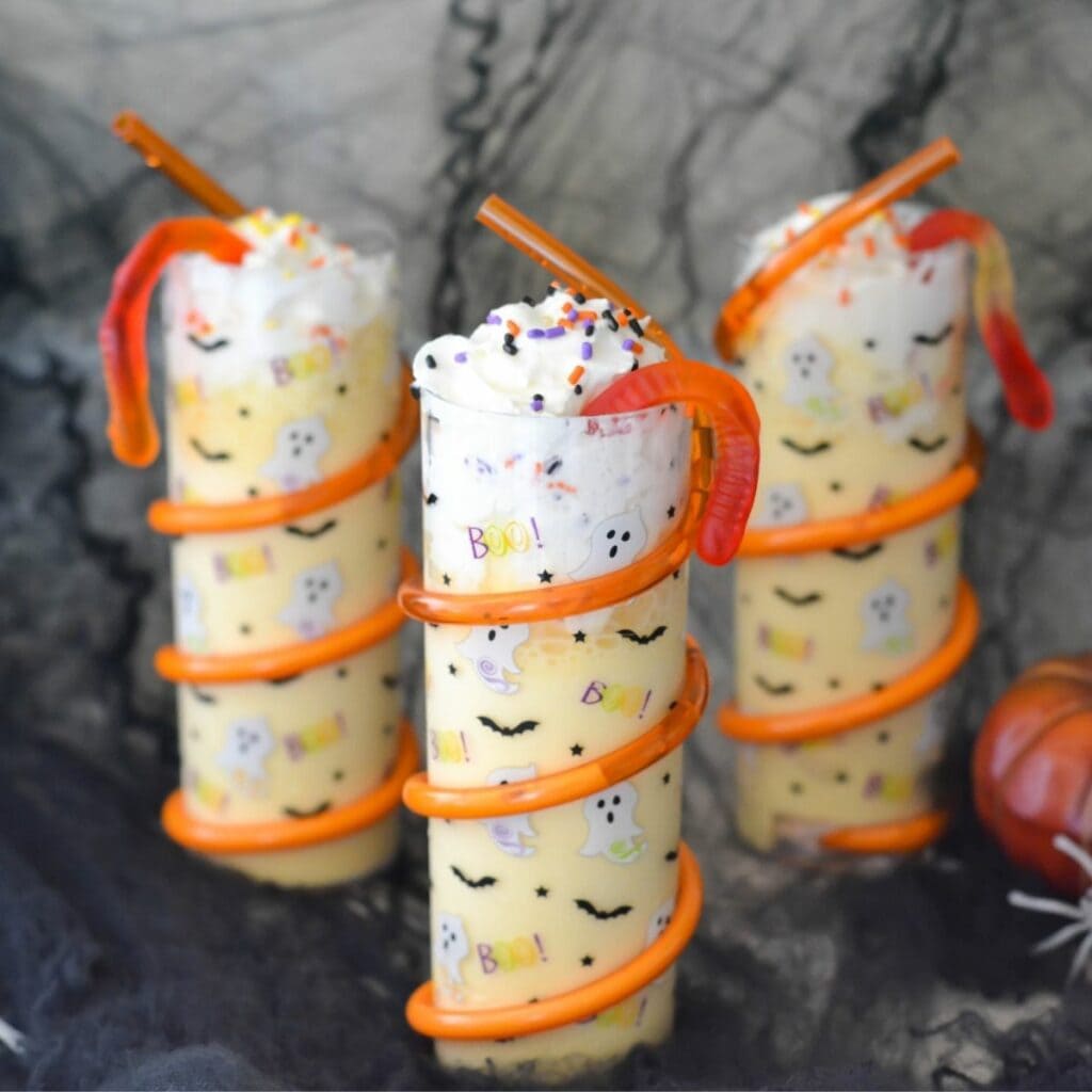 Halloween Orange Scream Milkshake-Flour On My Face