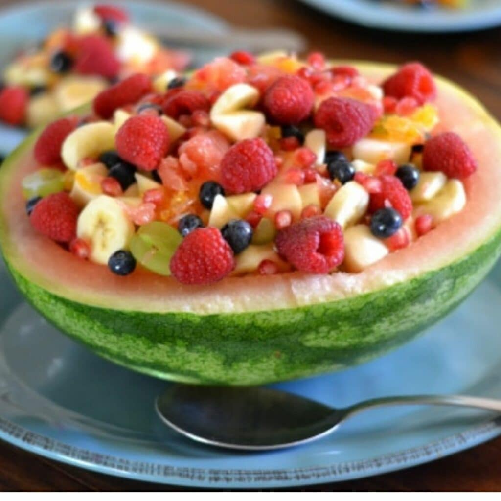 Pomegranate Fruit Salad - Flour On My Face