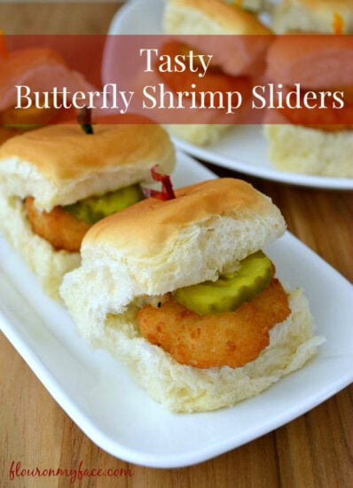 Butterfly Shrimp Sliders - Flour On My Face
