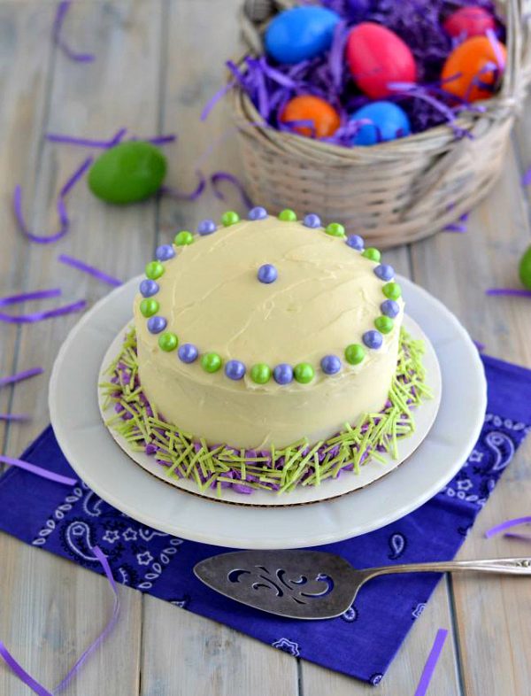 Purple Funfetti Cake-Flour On My Face