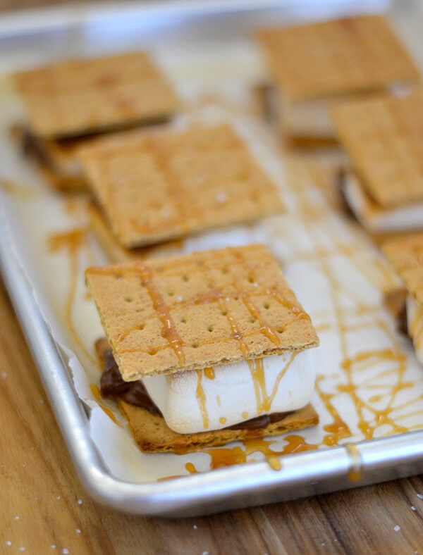 Salted Caramel S'mores - Flour On My Face