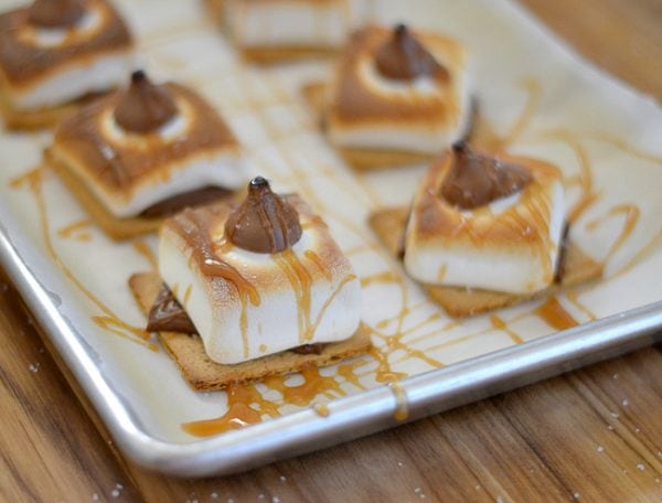 Salted Caramel S'mores - Flour On My Face