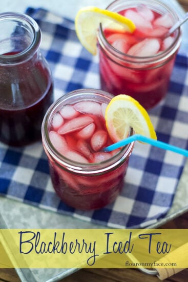 Blackberry Iced Tea - Flour On My Face