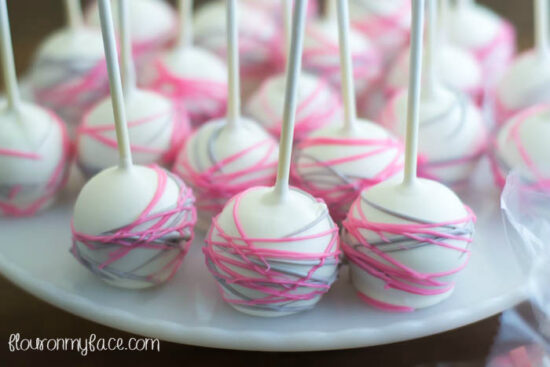 Girl Baby Shower Cake Pops