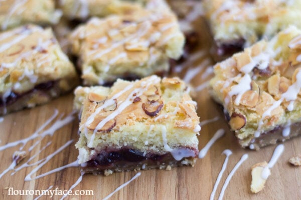 Cherry Cake Bars - Flour On My Face