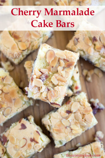 Cherry Cake Bars - Flour On My Face