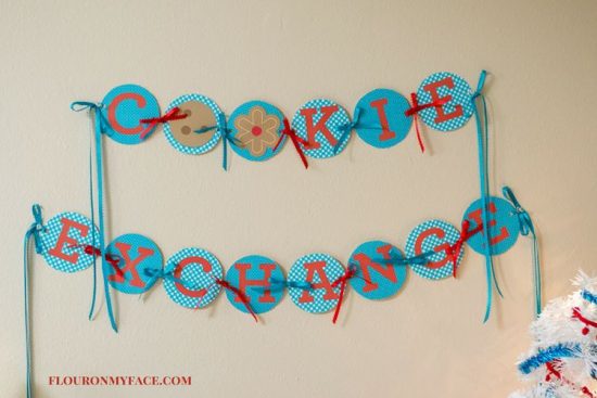 Free Printable Christmas Cookie Exchange Banner - Flour On My Face