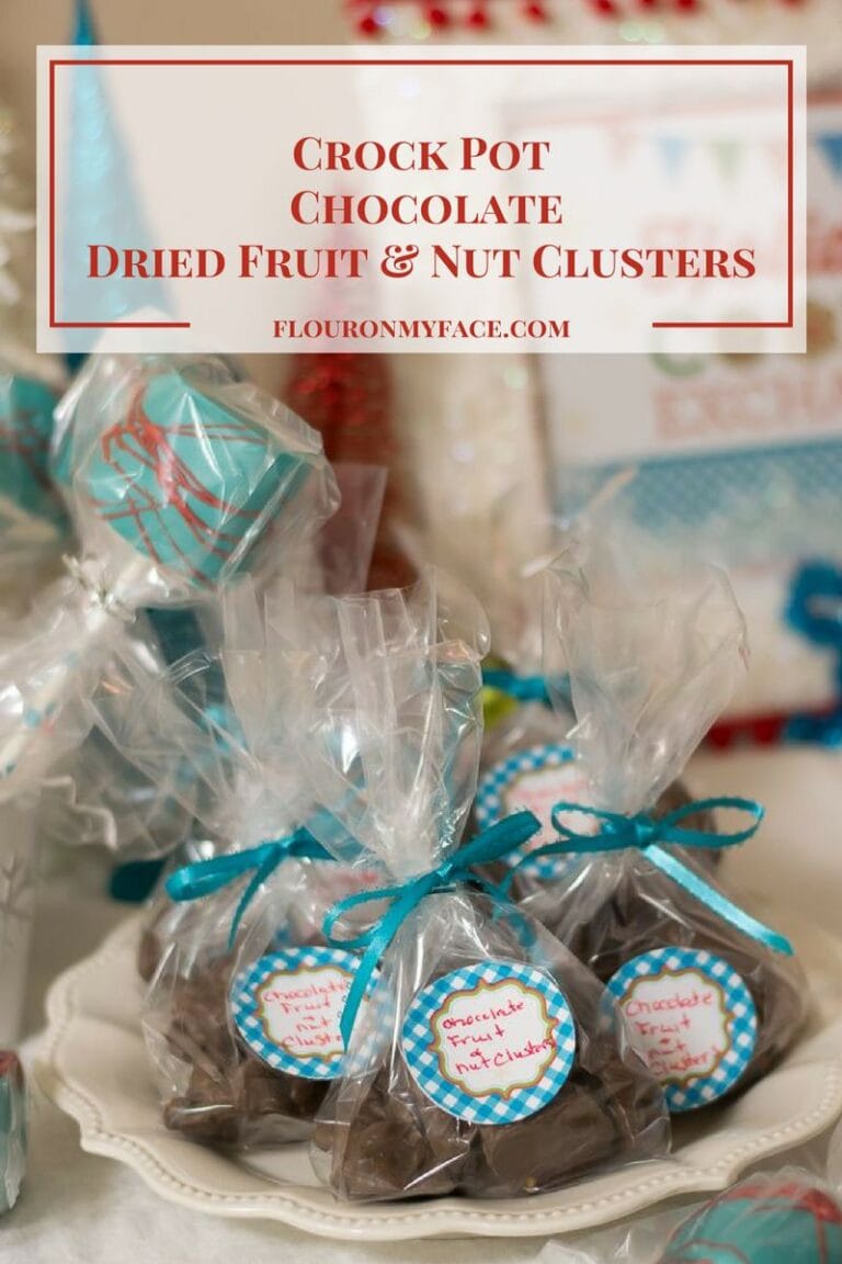 Chocolate Dried Fruit Nut Clusters - Flour On My Face
