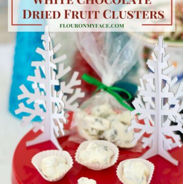 Crock Pot White Chocolate Dried Fruit Clusters - Flour On My Face