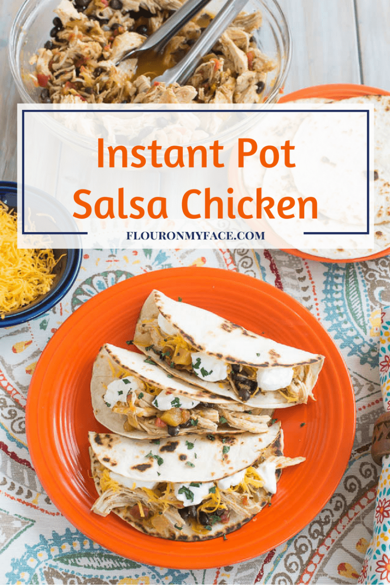 Instant Pot Salsa Chicken - Flour On My Face