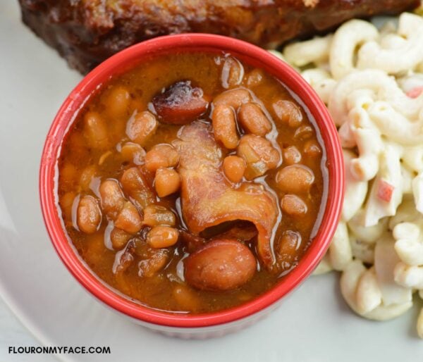 Best Southern Baked Beans (with bacon)-Flour On My Face