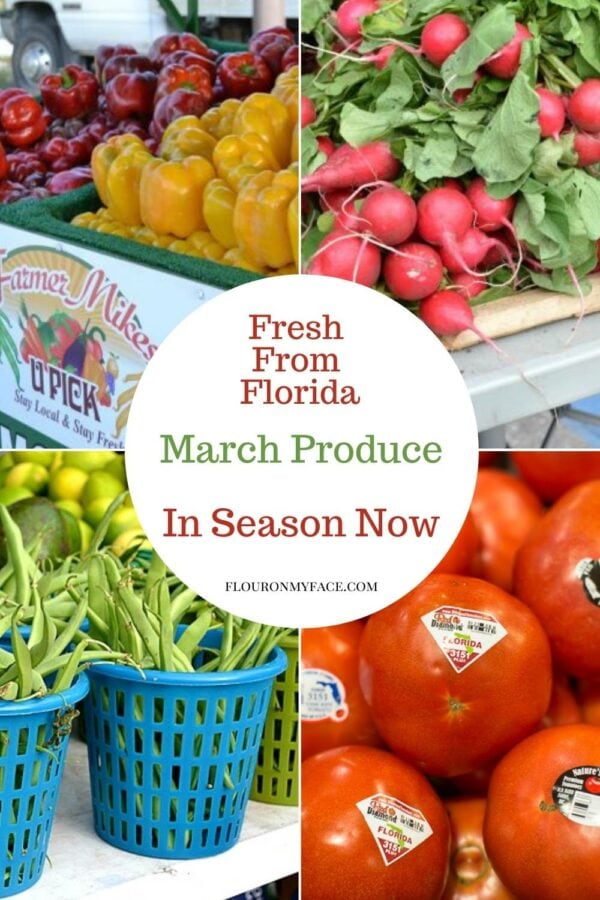 March Produce In Season - Flour On My Face