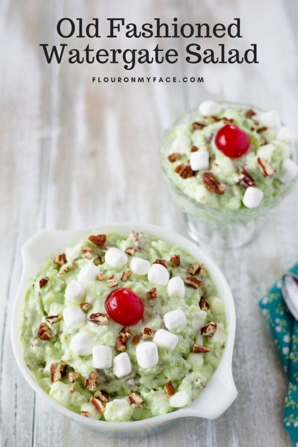 Old Fashioned Watergate Salad Recipe - Flour On My Face