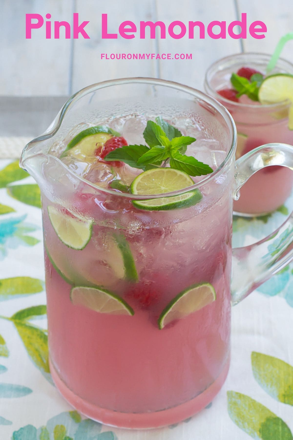The Best Easy Fruity Pink Lemonade-Flour On My Face