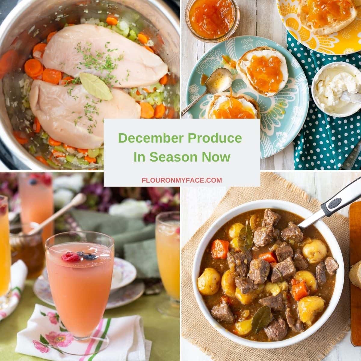 December Produce In Season - Flour On My Face