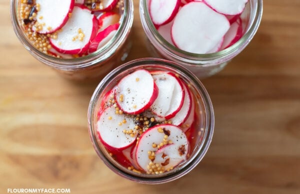 Refrigerator Sweet Pickled Radish Recipe - Flour On My Face