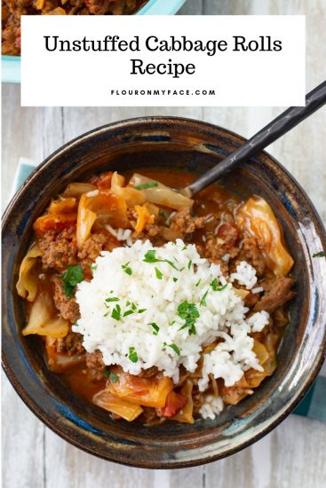 Crock Pot Unstuffed Cabbage Rolls - Flour On My Face