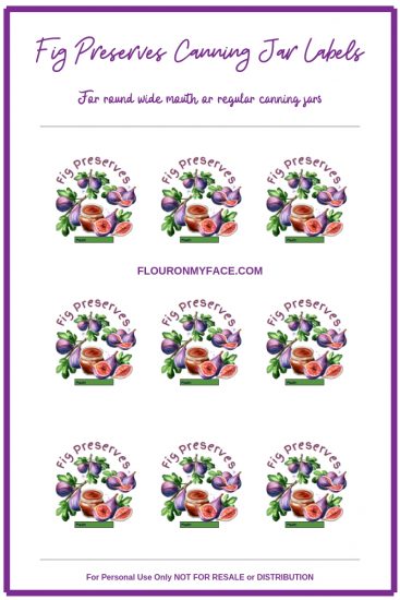 Homemade Fig Preserves - Flour On My Face