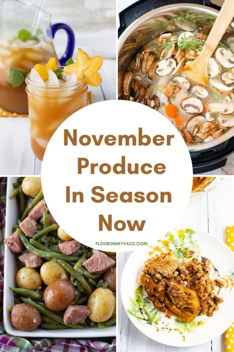 November Produce In Season Now - Flour On My Face