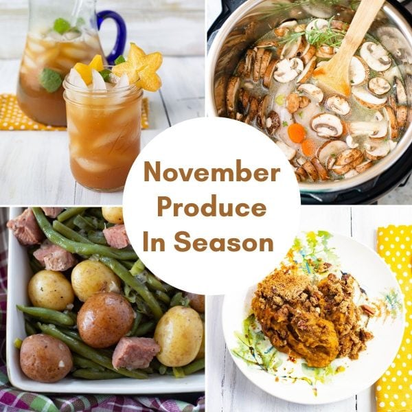 November Produce In Season Now - Flour On My Face