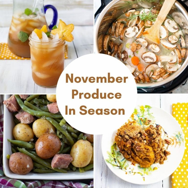 November Produce In Season Now - Flour On My Face