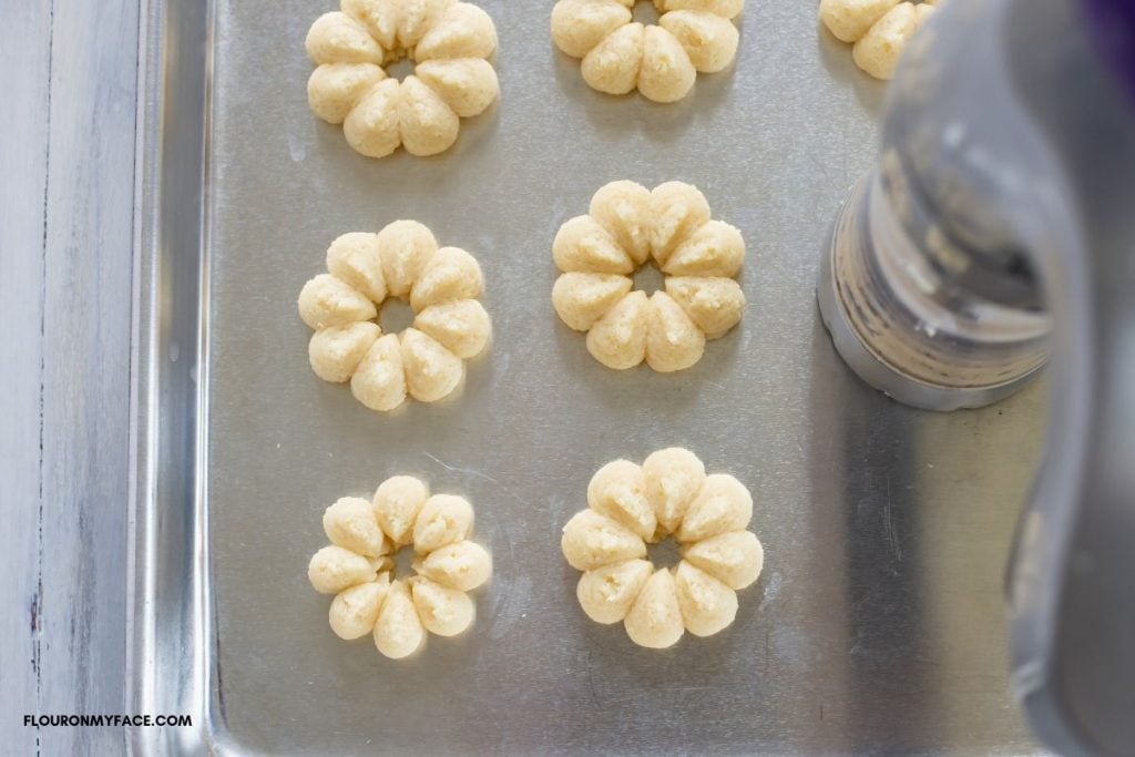 Almond Spritz Cookies Recipe - Flour On My Face