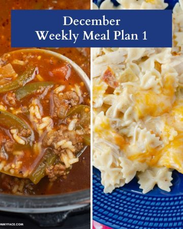 Weekly Meal Plan Archives - Flour On My Face
