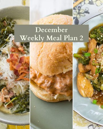 Weekly Meal Plan Archives - Flour On My Face