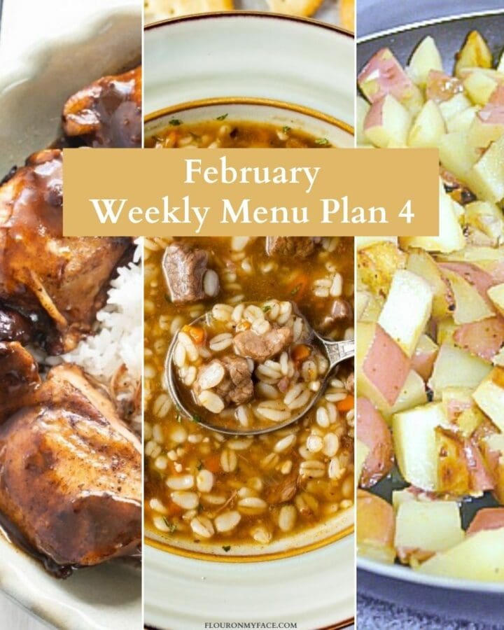 Weekly Meal Plan Archives - Flour On My Face