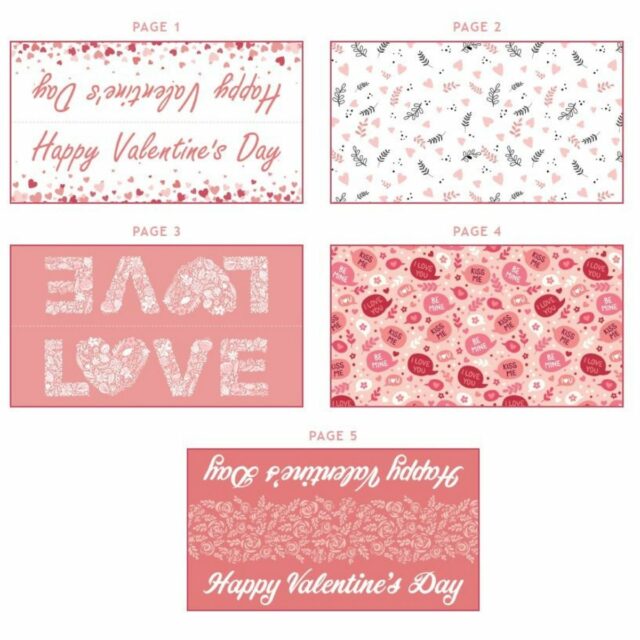 Valentines Day Treat Bag Toppers - Flour On My Face