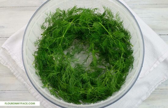 How to Dehydrate Dill - Flour On My Face