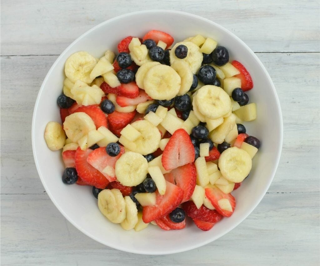 Fruit Salad with Crème Fraiche Dressing
