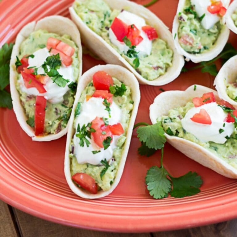 Mini Guacamole Boat Appetizer Recipe - Flour On My Face