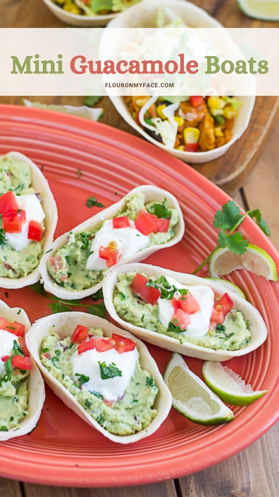 Mini Guacamole Boat Appetizer Recipe - Flour On My Face
