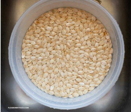 How to Clean and Roast Pumpkin Seeds-Flour On My Face