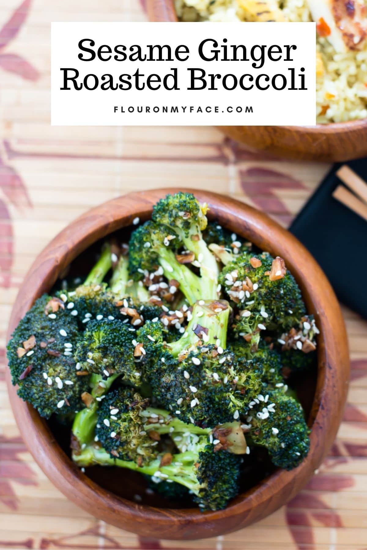 Sesame Ginger Roasted Broccoli - Flour On My Face