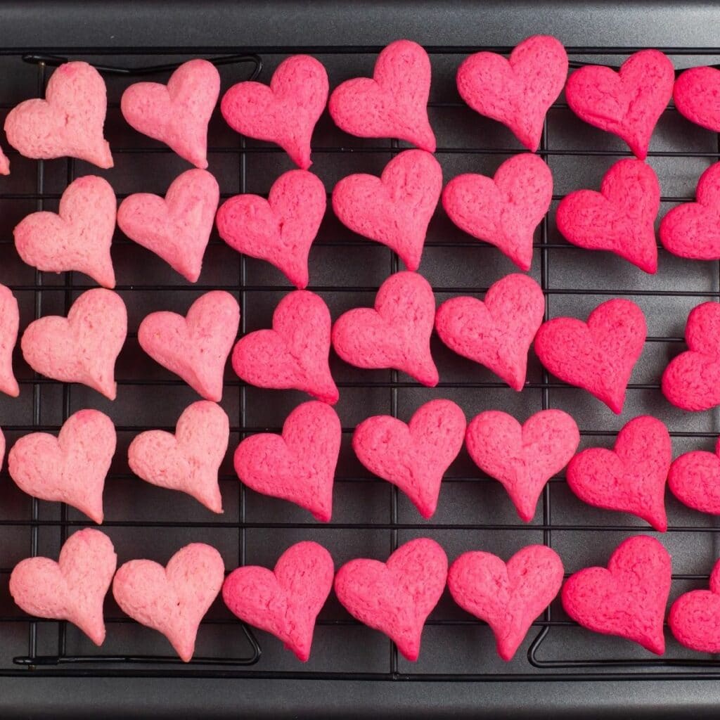 How To Make Pink Ombre Spritz Cookies - Flour On My Face