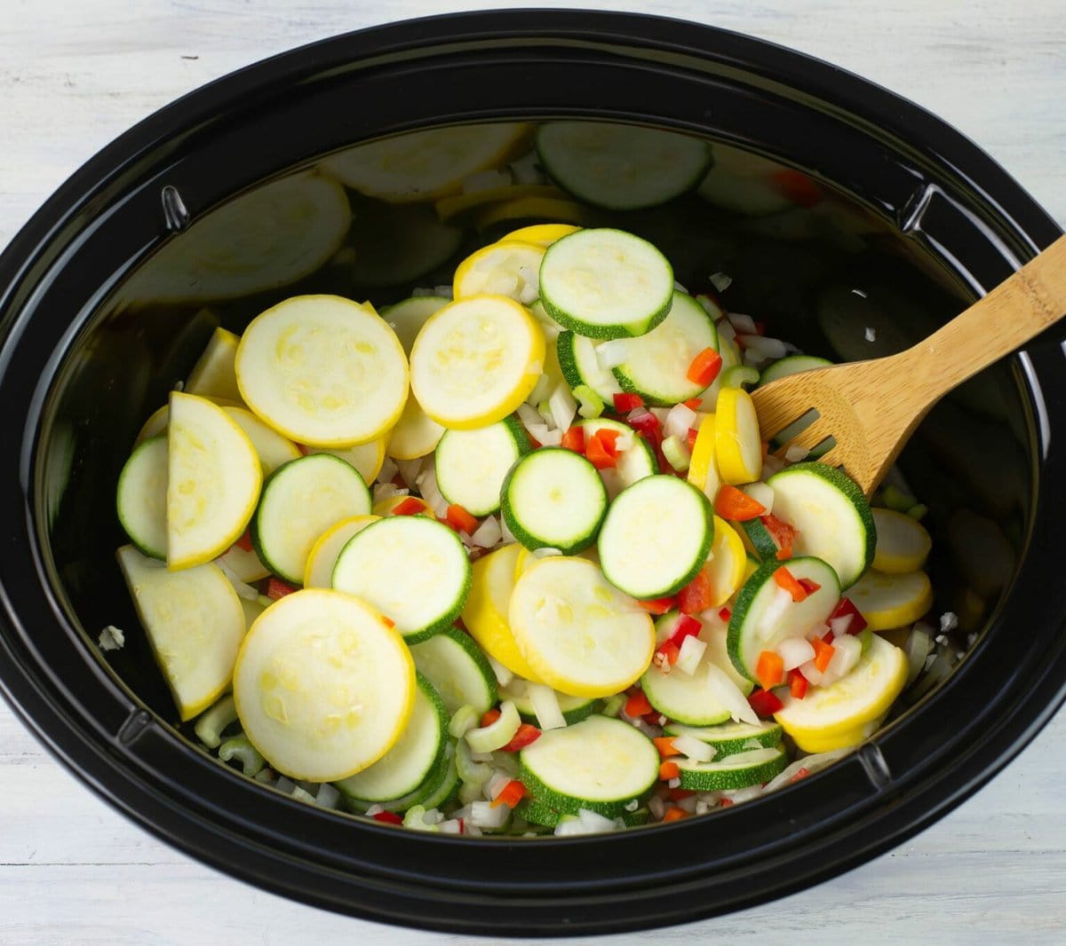Crock Pot Squash Casserole - Flour On My Face