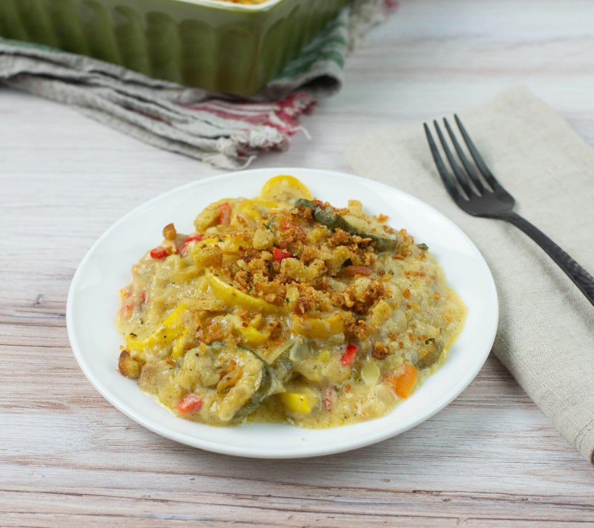 Crock Pot Squash Casserole - Flour On My Face
