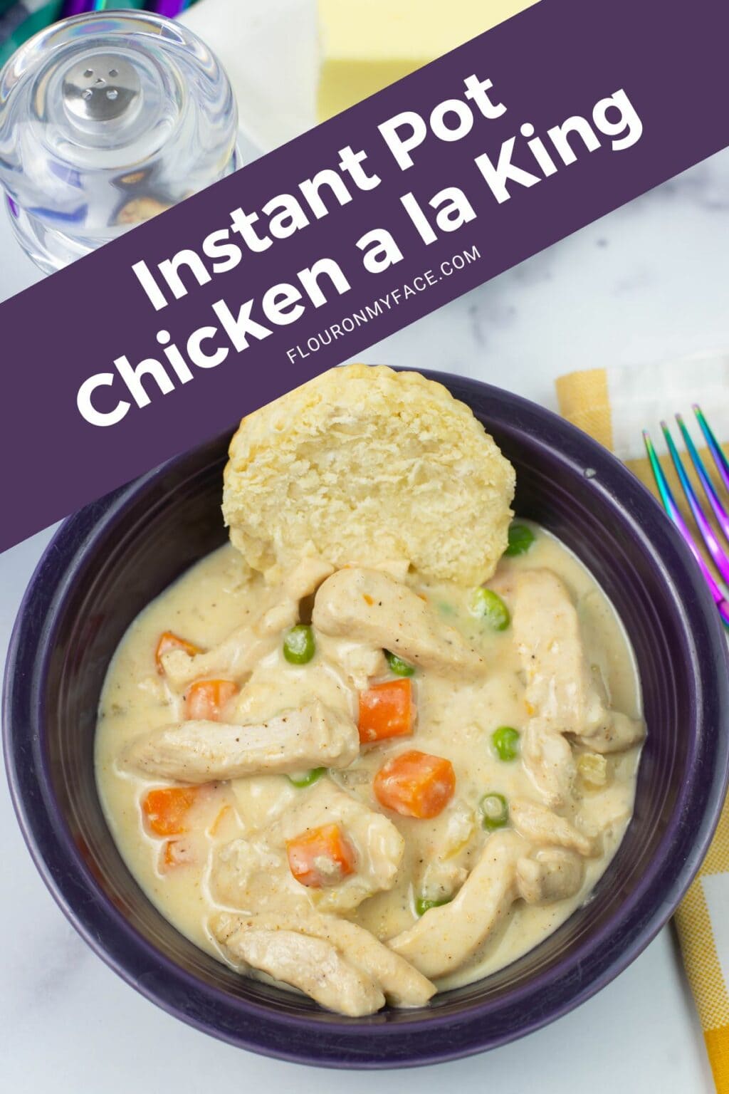 Instant Pot Chicken a la King - Flour On My Face