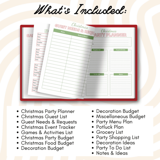 Christmas Party Planner Bundle - Flour On My Face