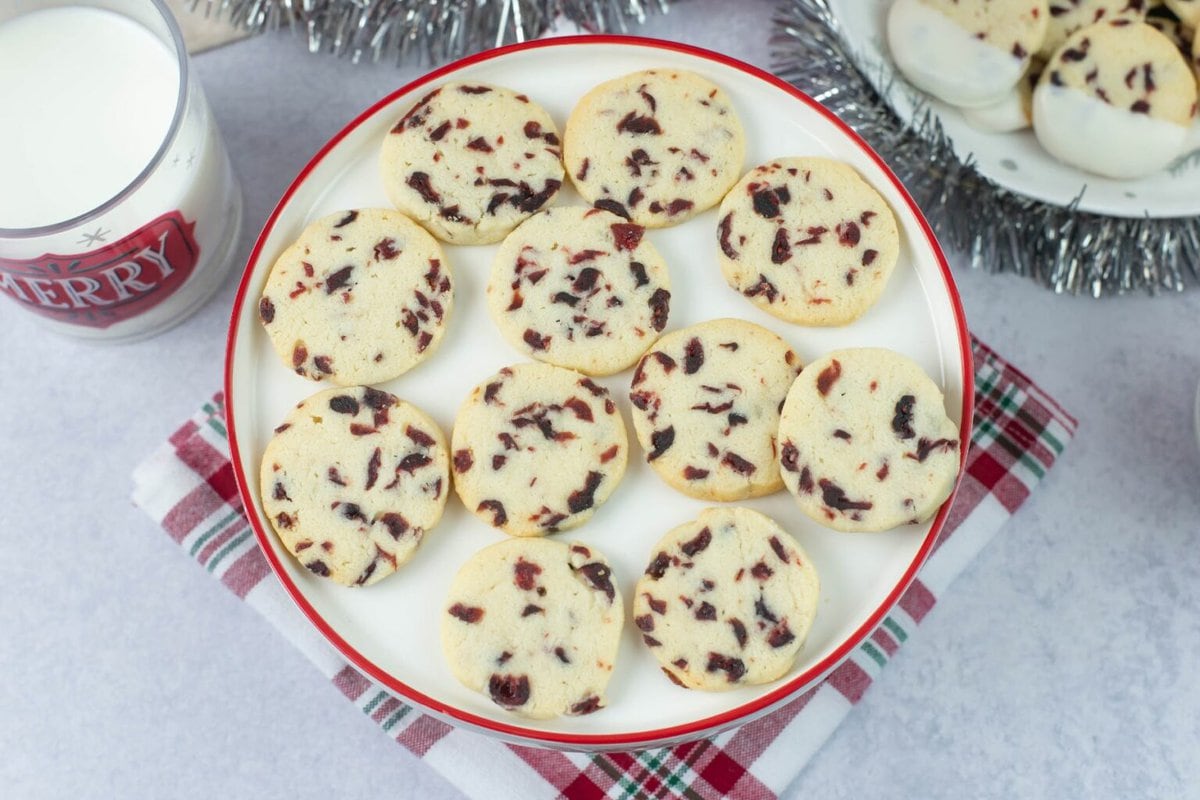 Cranberry Christmas Cookies - Flour On My Face