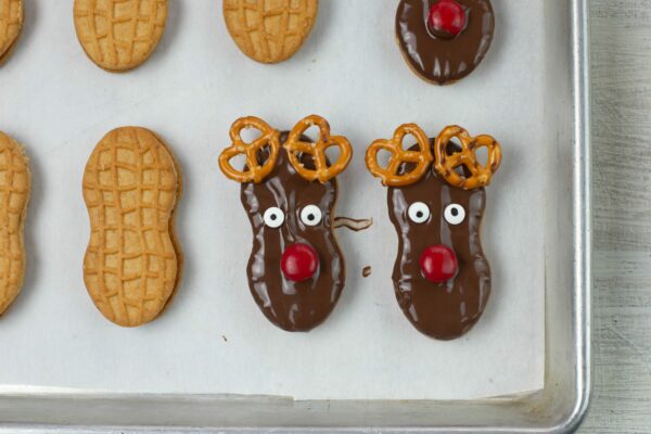 Reindeer Christmas Cookies - Flour On My Face