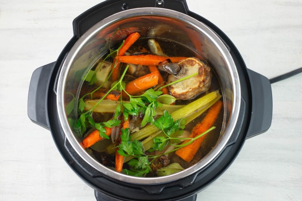 Instant Pot Beef Bone Broth - Flour On My Face