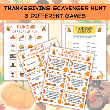 Thanksgiving Scavenger Hunt Bundle - Flour On My Face